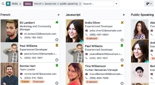 Odoo Human resources